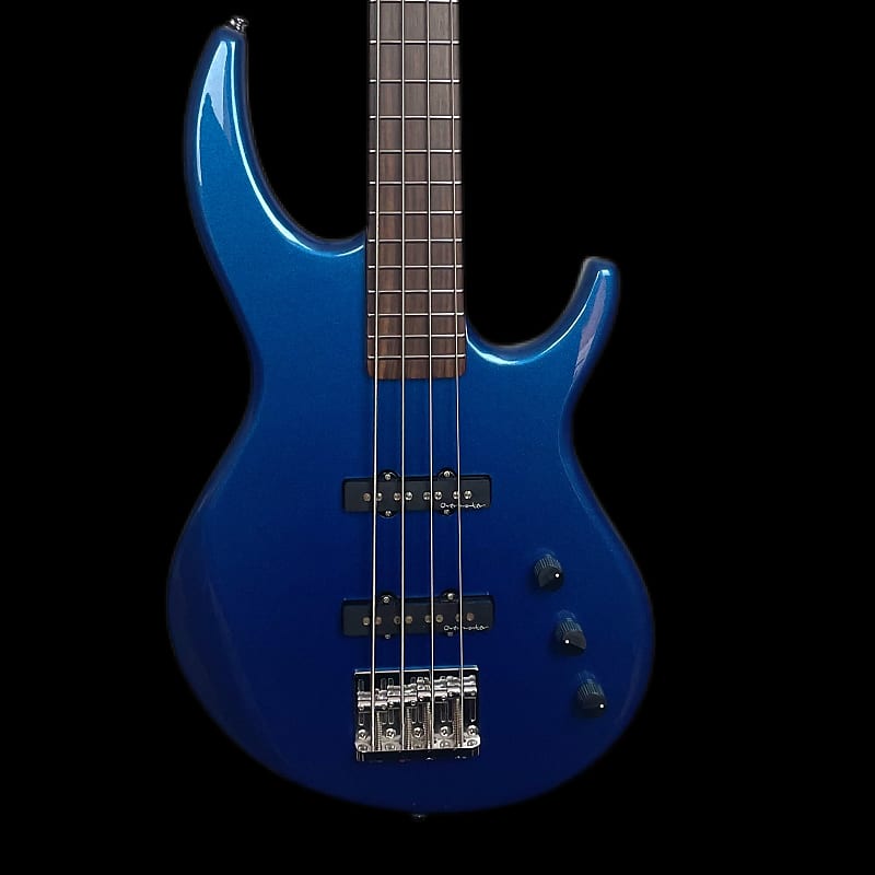 Overwater Aspiration Standard Bass Guitar in Metallic Blue | Reverb