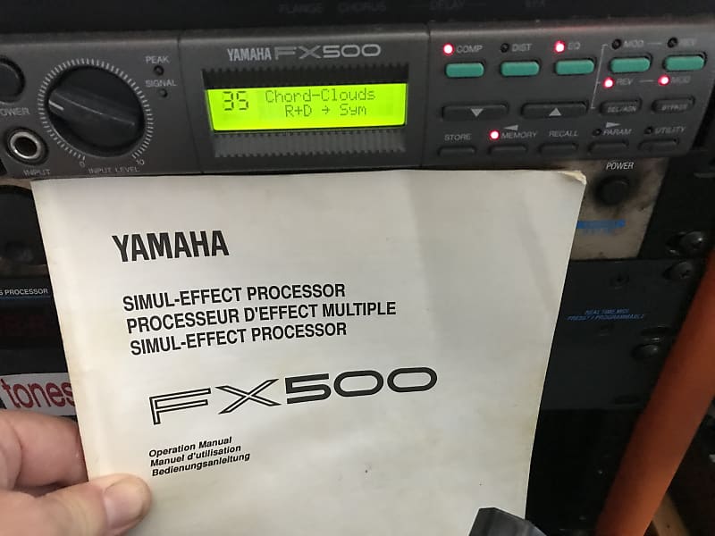 Yamaha FX500 multi fx processor, half rack module, with | Reverb