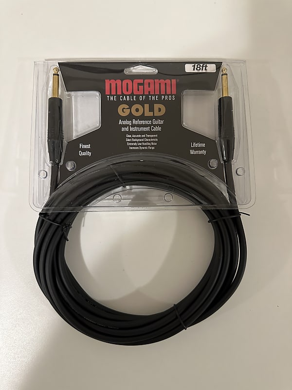 Mogami Gold instrument 18 ft 2021 | Reverb