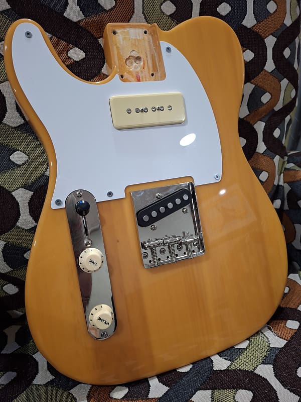 Left-handed partscaster loaded tele body | Reverb