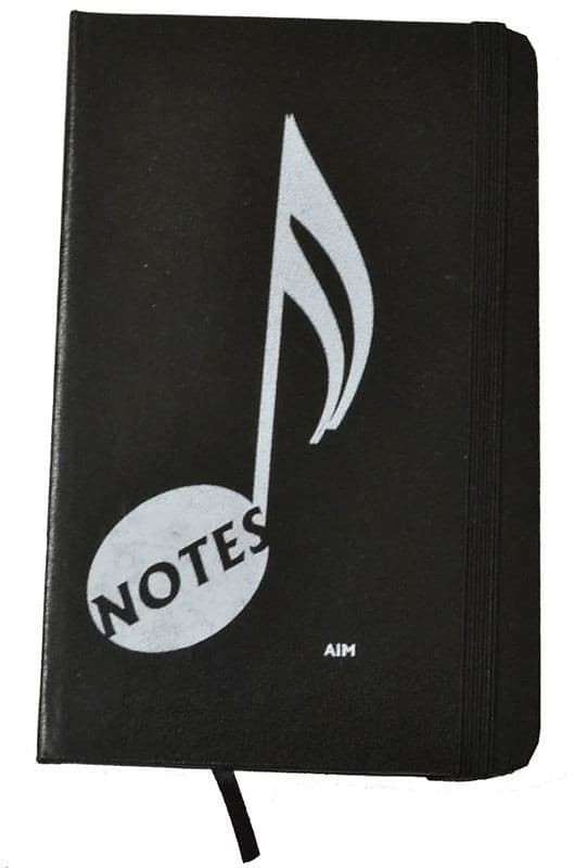 Notebook Music Note Black | Reverb