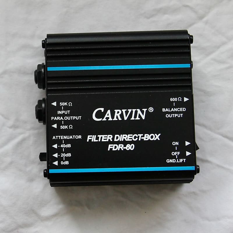 Carvin Filter Direct Box - FDR60 Mid - 2010s - Black | Reverb