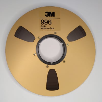 3M 996 Unused Audio Mastering Tape 1/2in. × 2500ft - Gold | Reverb