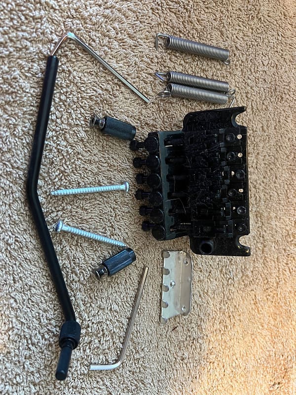 EVH FLOYD ROSE 6 String Tremolo System 2022 - Black | Reverb