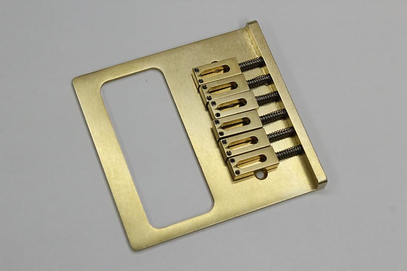 Telecaster brass bridge for P90 | Reverb