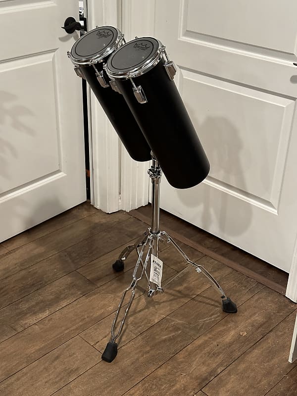 Tama Octobans (17.5/18.5”) Early-90s - Matte Black | Reverb