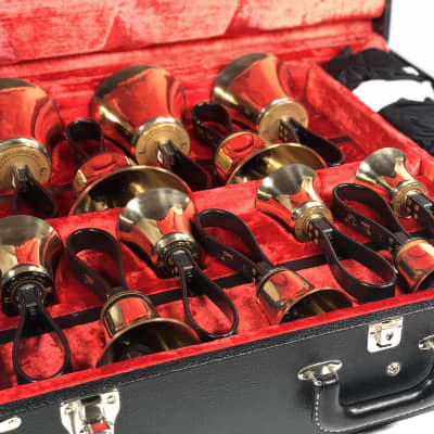 Schulmerich Handbells - Complete 3 Octave Set - 4 Cases, 37 | Reverb