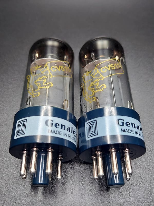 Matched Pair Genalex Gold Lion 6V6GT Electron Tubes | Reverb