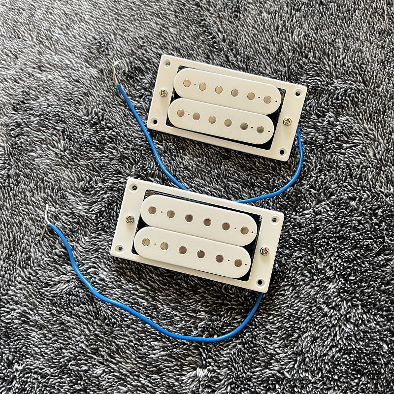 White Humbucker Pickups from Kramer Pacer | Reverb