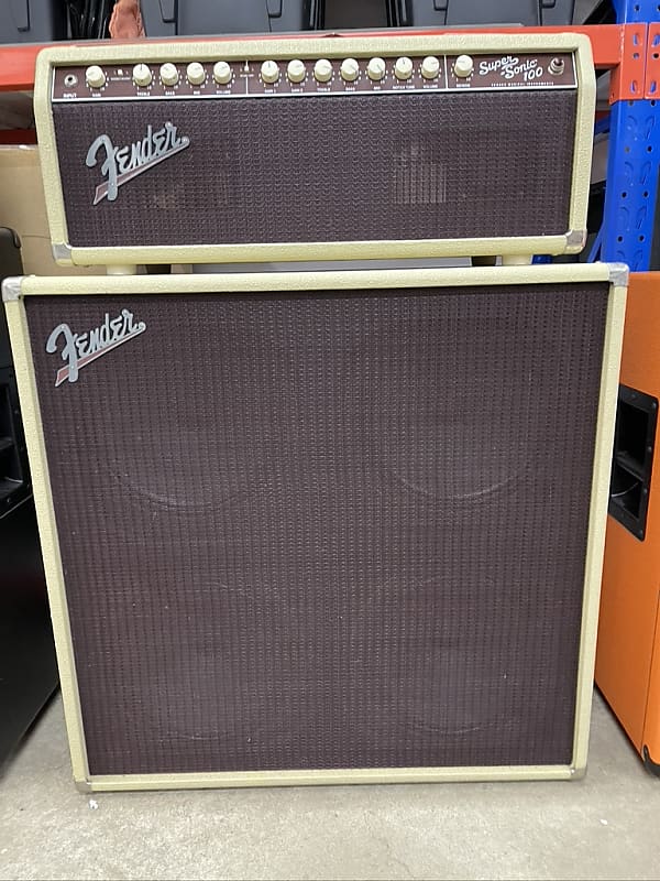 Fender Fender Super-Sonic 100 Amp & Cabinet 2012 - Blonde | Reverb