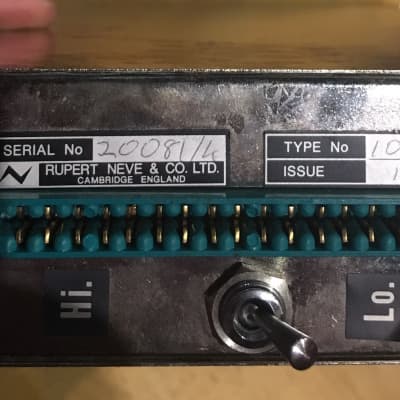 Vintage Neve 1073 8-Channel Mic Preamp EQ Racked with output | Reverb