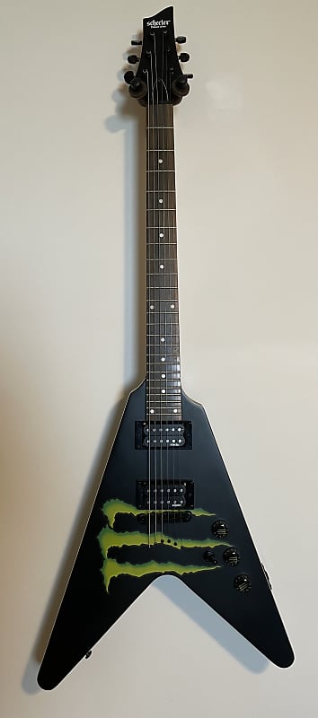 Schecter Diamond Series, Monster Flying V 2017-2018 - Flat | Reverb
