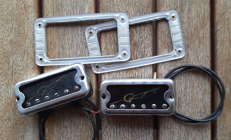 Set of 60's Gretsch Hilotron pickups with rings | Reverb UK
