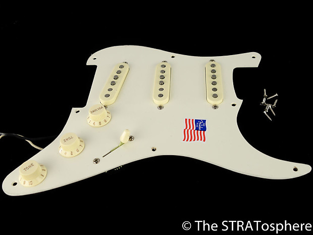 USA Fender ERIC JOHNSON Strat LOADED PICKGUARD Stratocaster | Reverb