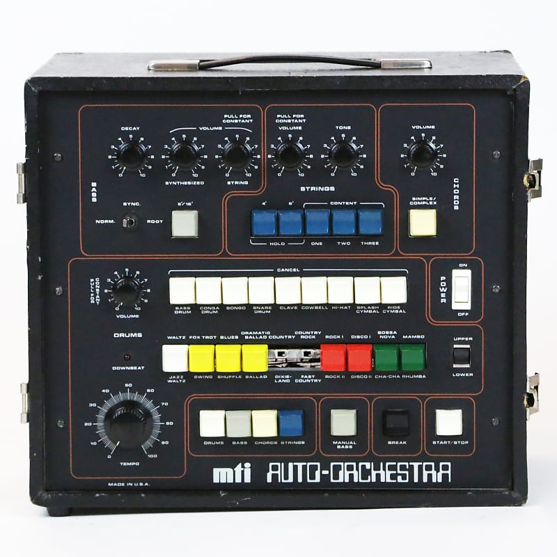 1970s MTI Model AO-1 Auto-Orchestra Black Programmable Analog | Reverb