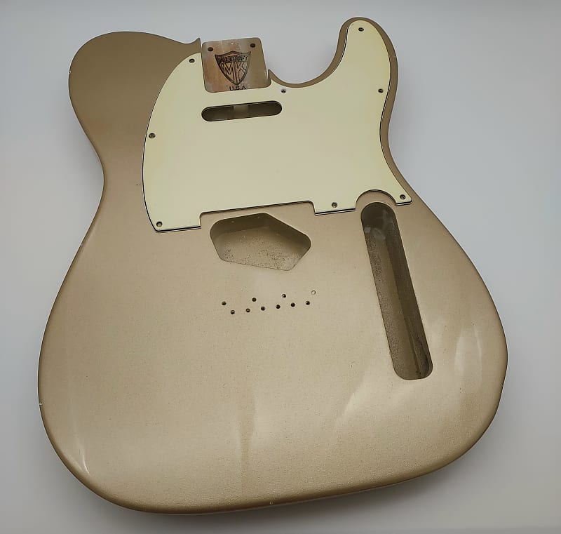 BloomDoom Nitro Lacquer Aged Relic Shoreline Gold T-Style | Reverb