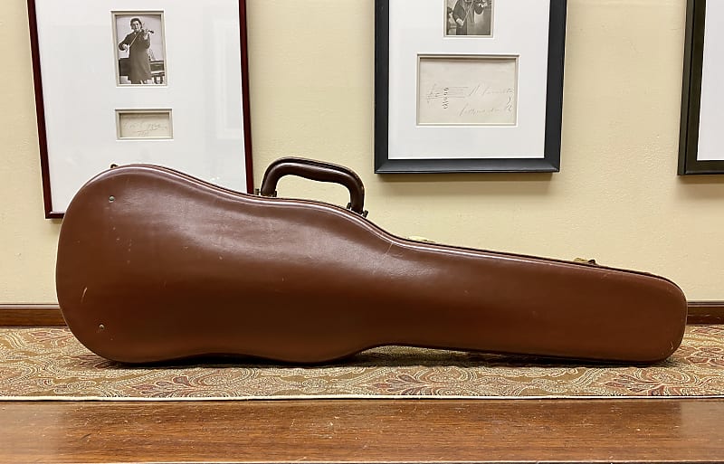 Lifton Brown Leather Shaped 4/4 Violin Case c-1950's w/ | Reverb
