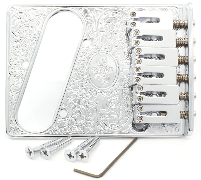 Gotoh Artist Engraved Modern Bridge for Telecaster | Reverb