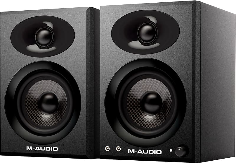 M-Audio BX3 Graphite 3.5" Studio Monitors - Pair | Reverb