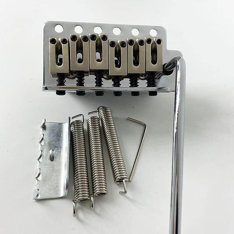 Wilkinson Modern Tremolo Bridge System in Chrome | Reverb