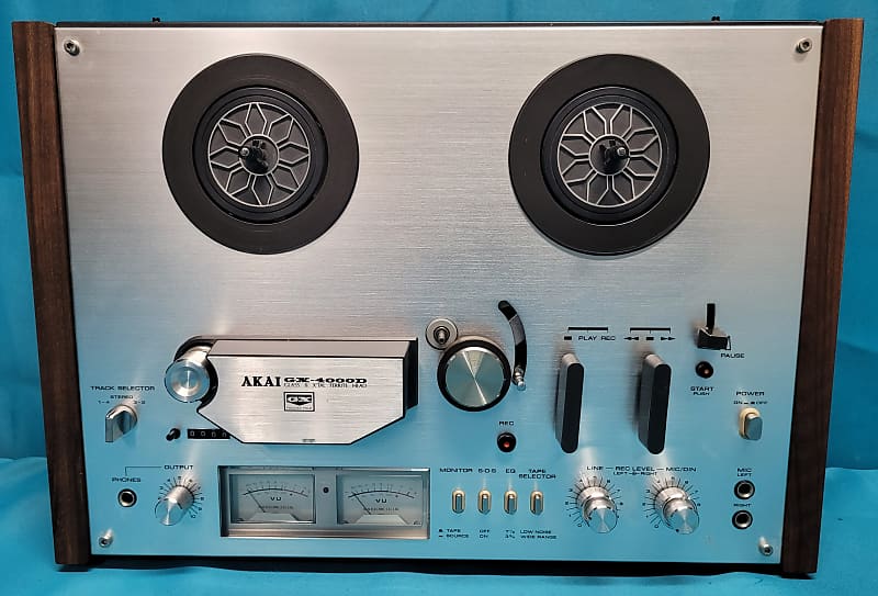 Akai GX-4000D Glass & X'Tal Ferrite Head 4 Track 2 Channel | Reverb