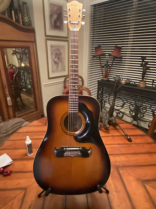 Framus 74A ‘70ish Black Orange Sunburst | Reverb