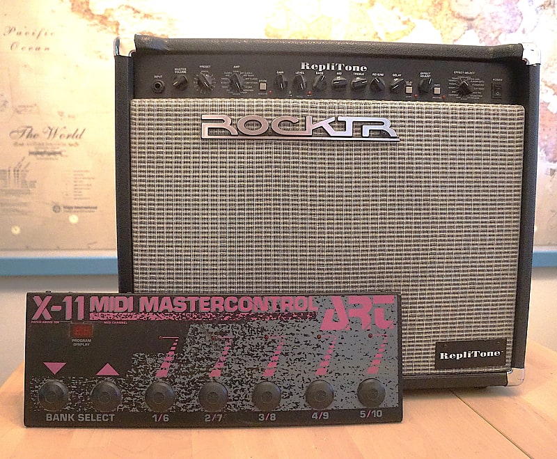 Rocktron Replitone 1x12 Guitar Amp Combo w/ arc midi foot | Reverb
