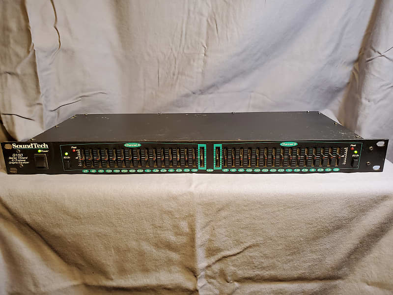 SoundTech Q150 stereo 15-band graphic EQ | Reverb