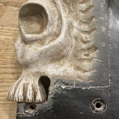 Skull telecaster body - Relic Black | Reverb