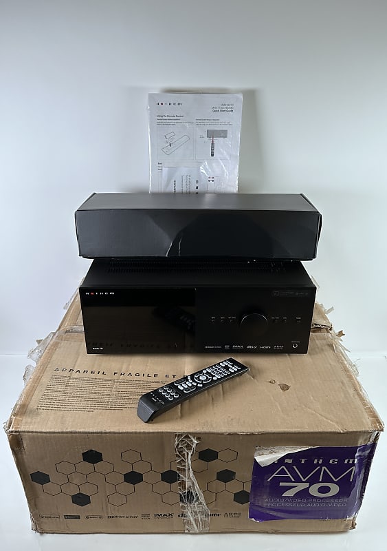 Anthem AVM70 4K Audiophile Hi-Fi AV Preamplifier Processor | Reverb