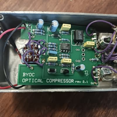 BYOC Optical Compressor Pedal, Pro Build, Custom Gold Glitter | Reverb