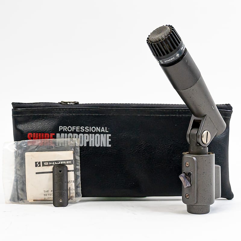 Shure SM-56 SM56 Unidyne III Dynamic Microphone Made in USA - | Reverb