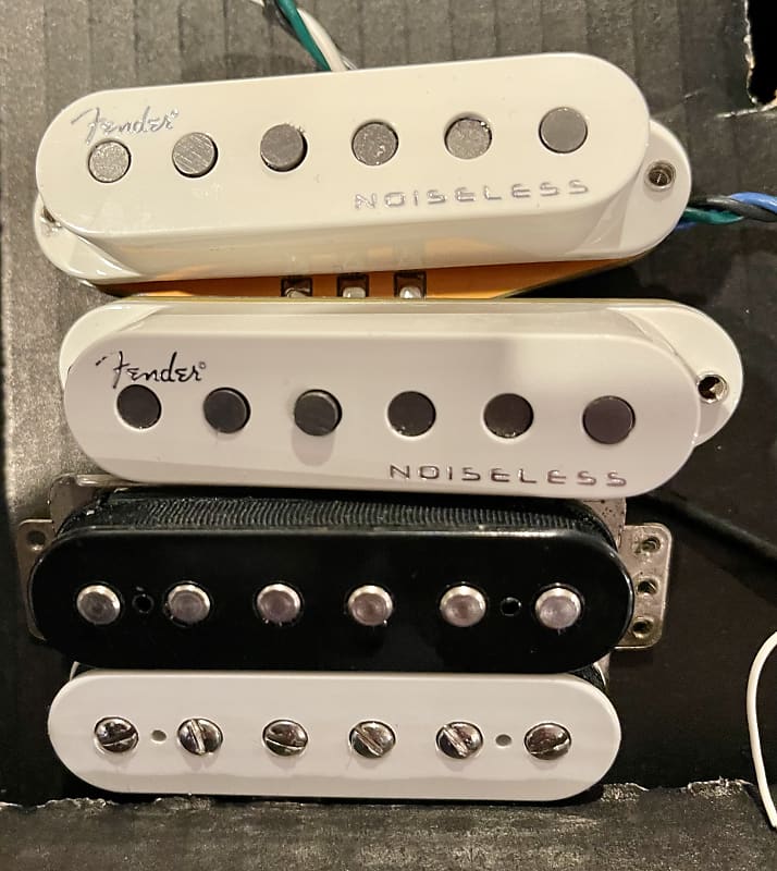 Fender Noiseless Pickup Set HSS 2020 - White | Reverb