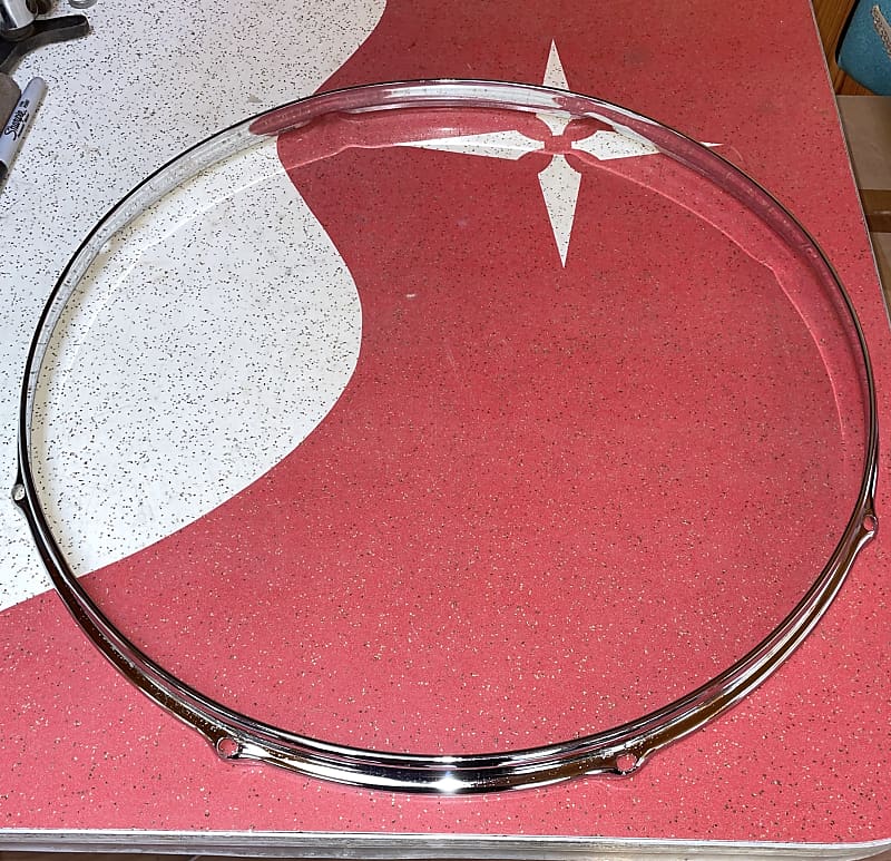 Vintage Slingerland 18" 8 Hole Stick Saver Tom Drum Hoop Rim, | Reverb