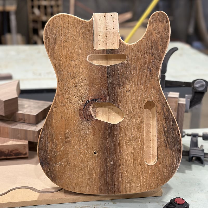 SHC - Tele Style Barncaster - Globe Grain Elevator - old | Reverb