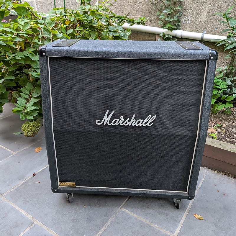 Marshall 1960AV Cab 280-Watt 4x12" Angled Guitar Speaker | Reverb