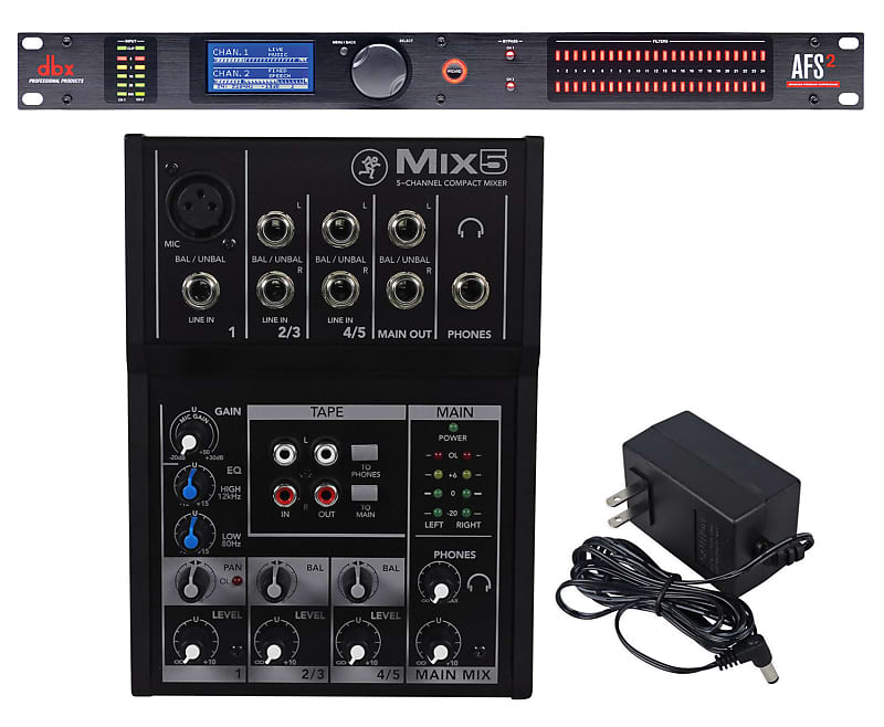 DBX AFS2 Dual Channel Advanced DSP Feedback Suppression | Reverb