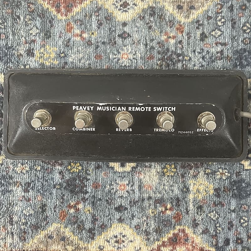 Peavey Musician Remote Switch 5 Button Footswitch! F15 | Reverb
