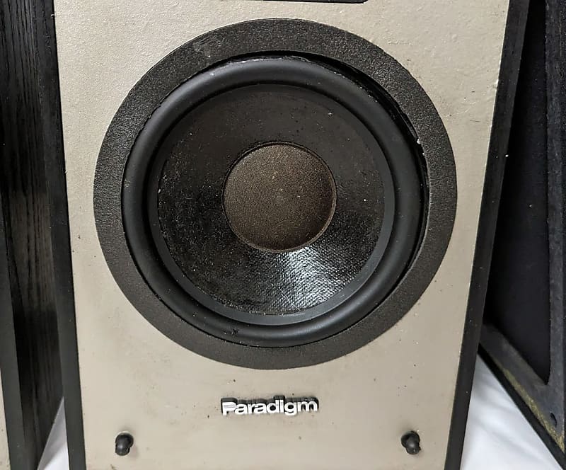Paradigm 3SE MK1 Bookshelf Speakers 1980s - Black Ash | Reverb