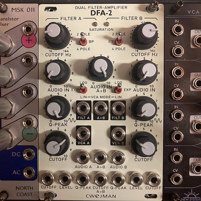 Cwejman DFA-2 Dual Filter Amp 2022 - Eggshell | Reverb