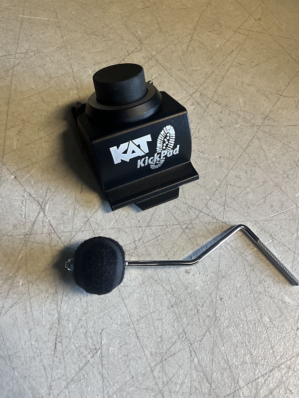 KAT` bass drum trigger for electric drums, with beater | Reverb