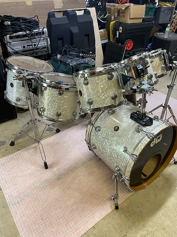 DW Collectors 90's - Wrap White marine pearl | Reverb