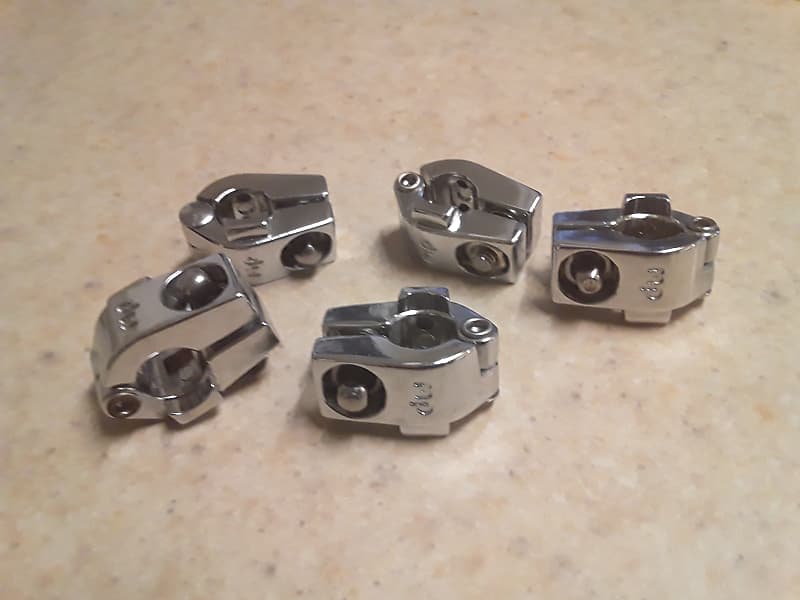5 Matching DW Hinged Memory Locks for Boom Arms, Tom Arms or | Reverb