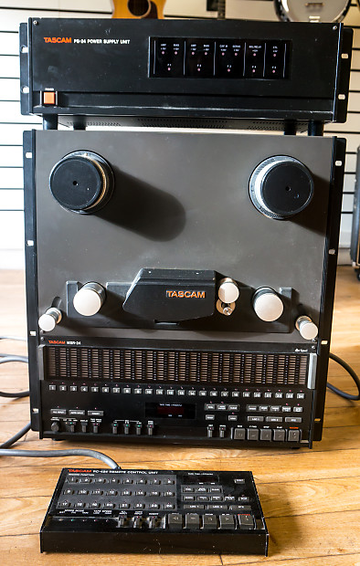 Tascam MSR-24. 1" 24 track reel to reel tape recorder | Reverb