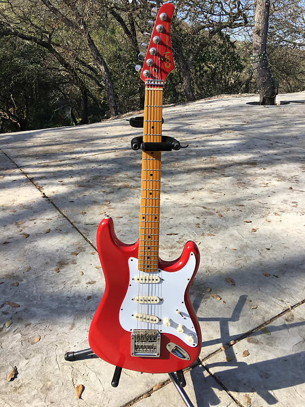 Cort Strat Copy 80s-2000s Red | Reverb