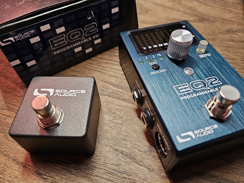 Source Audio EQ2 Programmable EQ - Blue with footswitch | Reverb