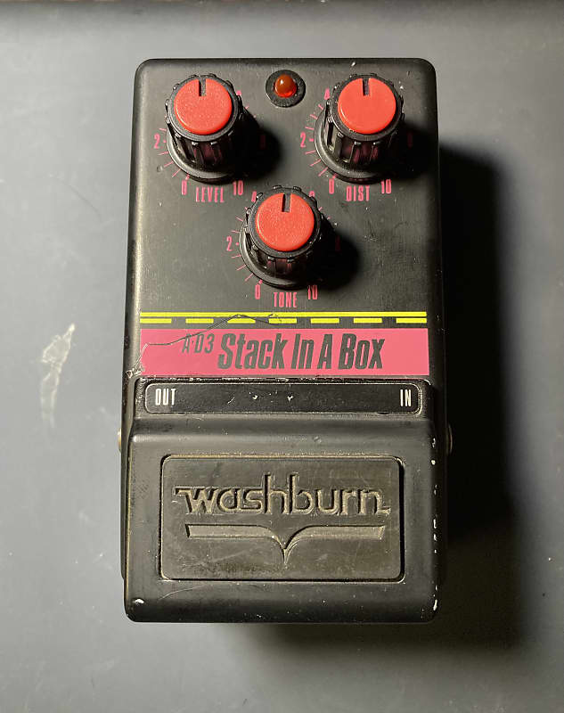 Washburn Stack In a Box Distortion 1986 Black | Reverb