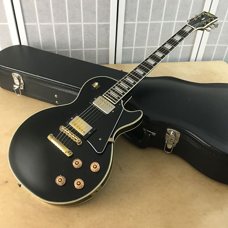 Vintage Aspen MIJ LP Les Paul Custom Style Guitar Aged Relic | Reverb