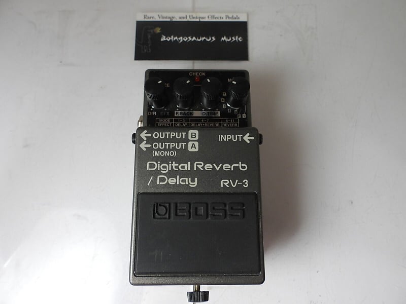 Boss RV-3 Digital Reverb & Delay Effects Pedal Vintage Free | Reverb