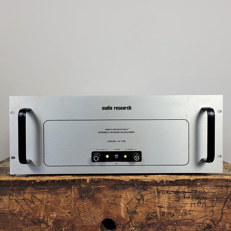 Audio Research D-115 High Definition Stereo Power Amplifier | Reverb